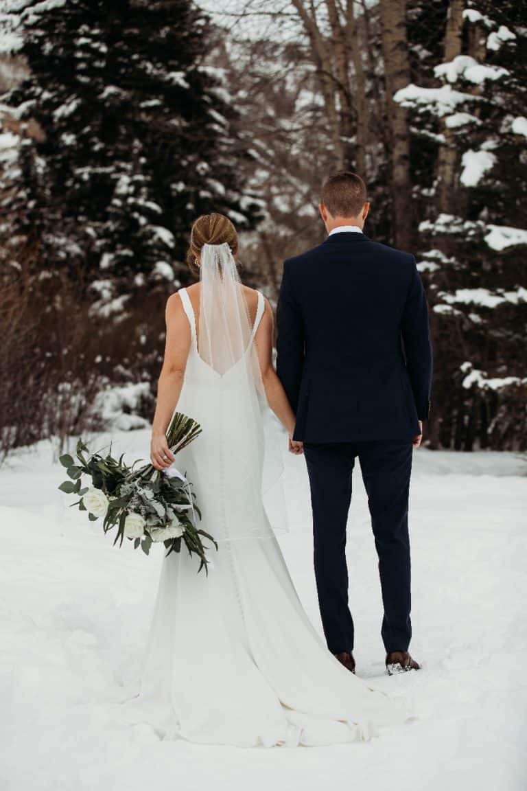 A winter elopement in Colorado for Tara and Ryan
