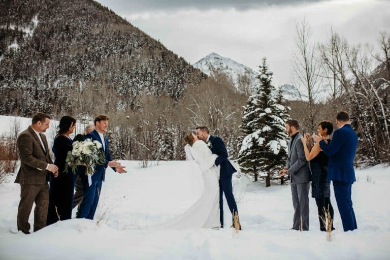 A winter elopement in Colorado for Tara and Ryan