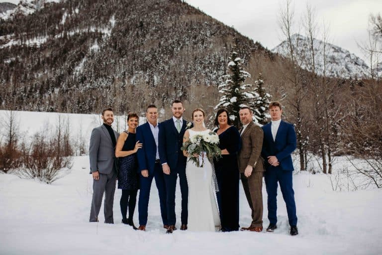 A winter elopement in Colorado for Tara and Ryan